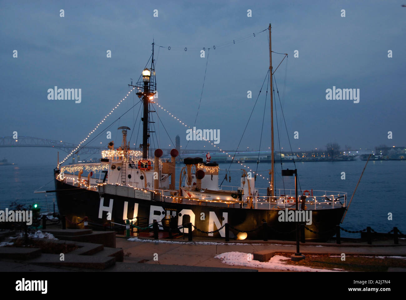 The historic Huron Lightship Stock Photo - Alamy