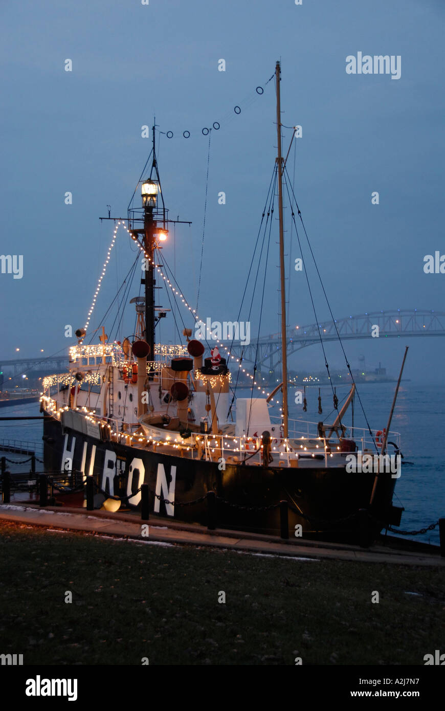 The historic Huron Lightship Stock Photo - Alamy