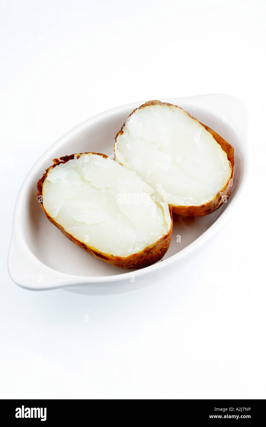 Plain Jacket Potato Stock Photo - Alamy