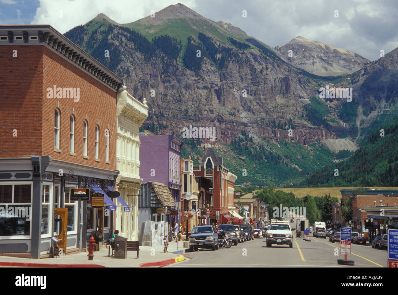 Telluride town colorado summer hi-res stock photography and images - Alamy