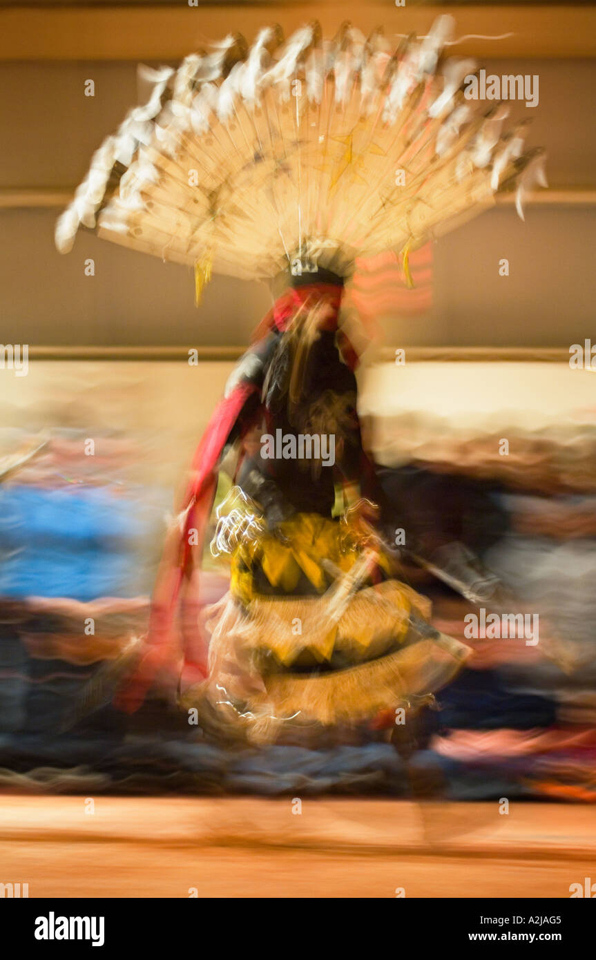White Mountain Apache Crown Dancer performing at the annual Red Rock ...