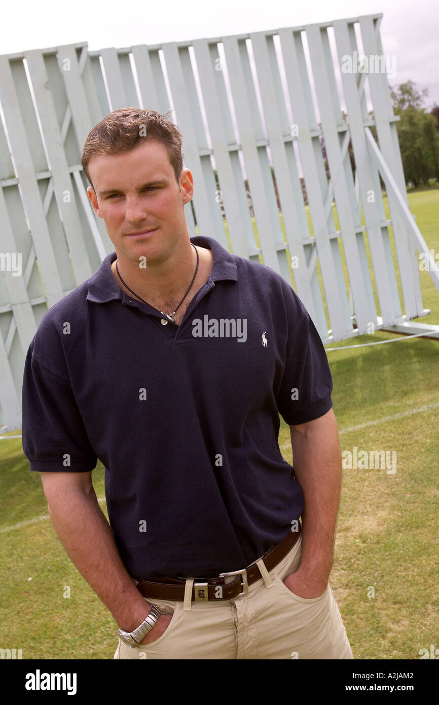 England and Middlesex Cricketer Andrew Strauss pictured at his old ...