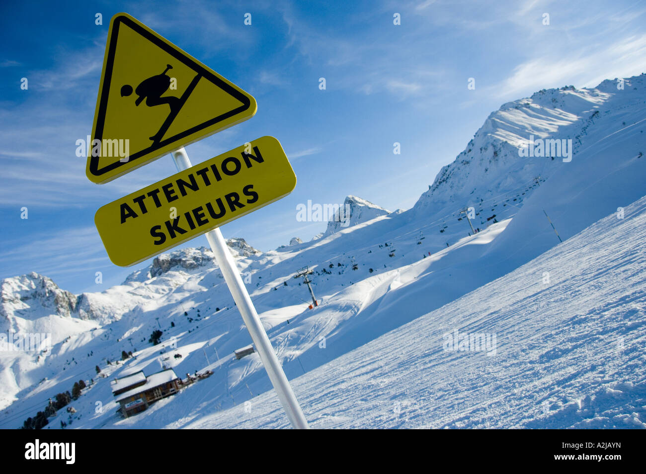 Ski triangle hi-res stock photography and images - Alamy