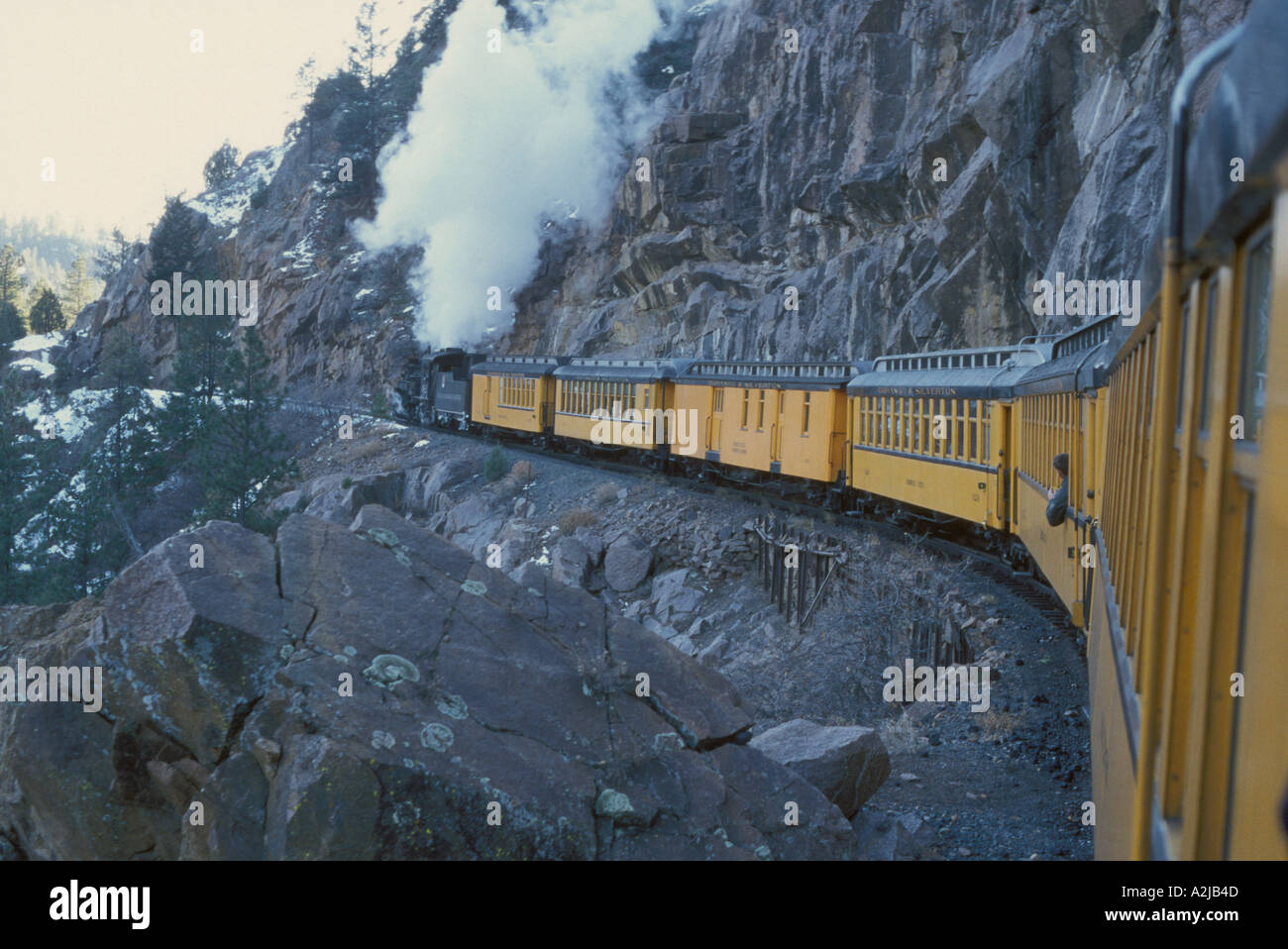 The Durango Silverton Narrow Gauge Railroad a historic steam powered ...