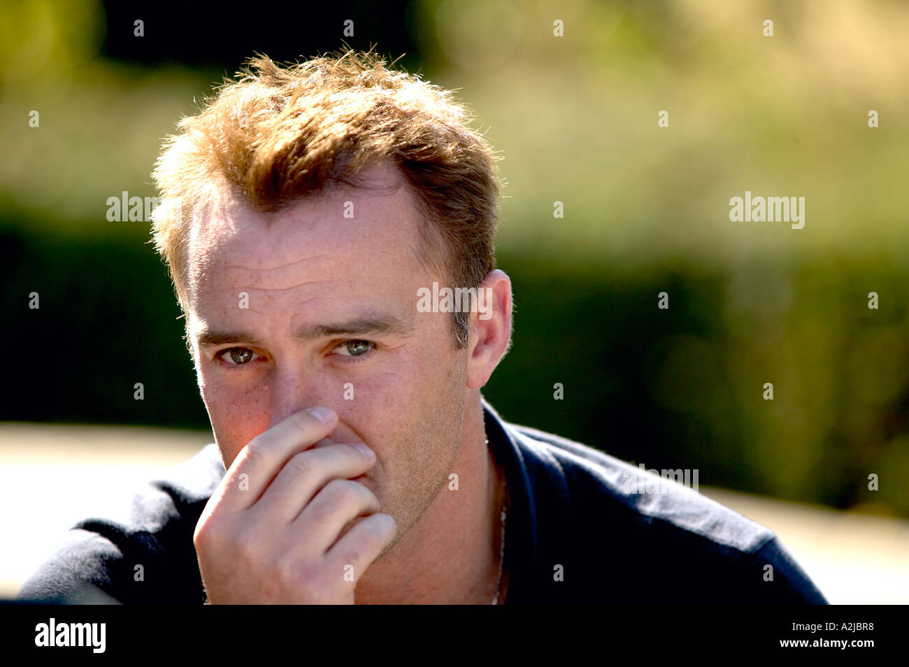 England and Surrey Cricketer Graham Thorpe pictured at Hampton Court ...