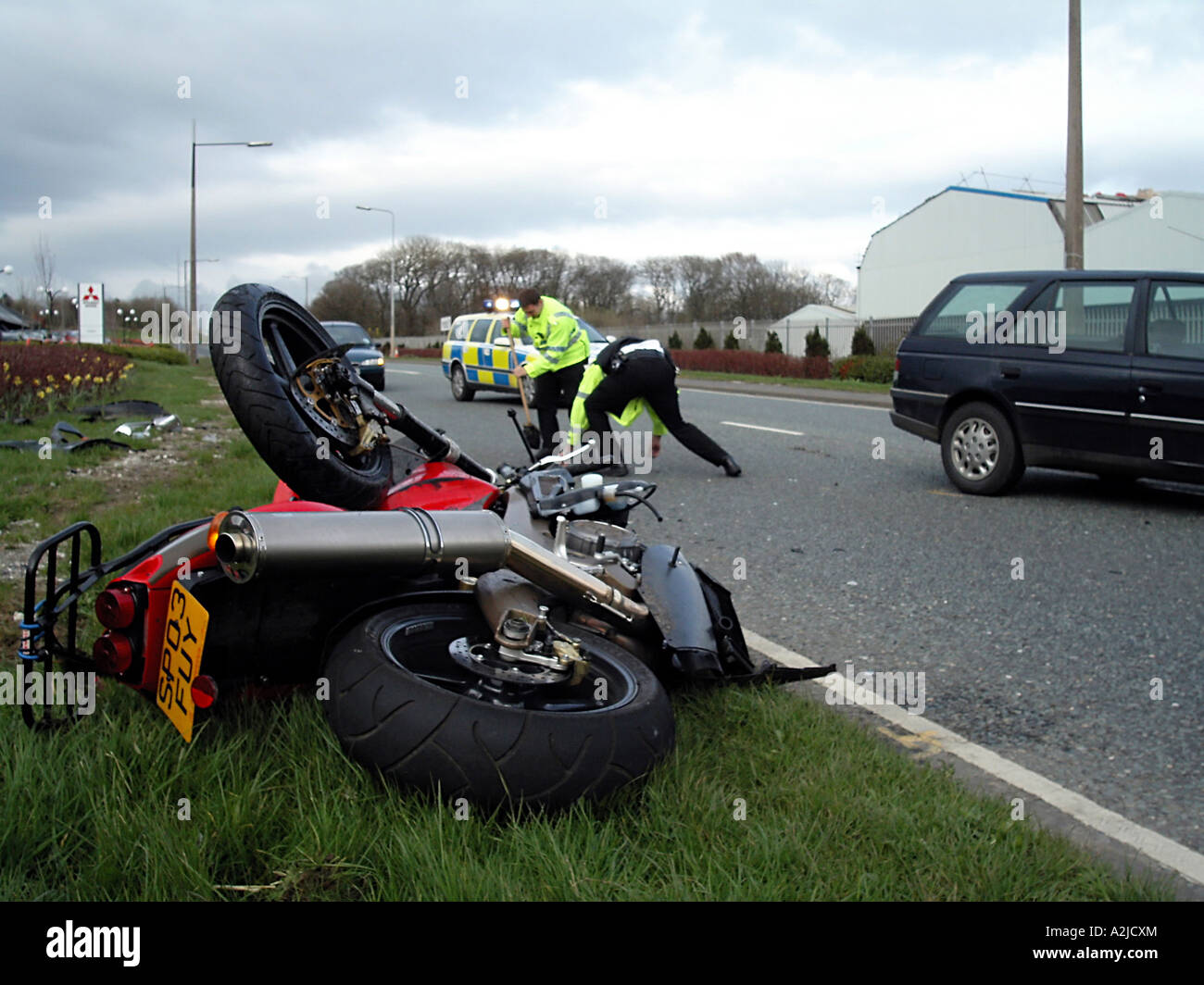 Motorcycle crash victim High Resolution Stock Photography and Images ...