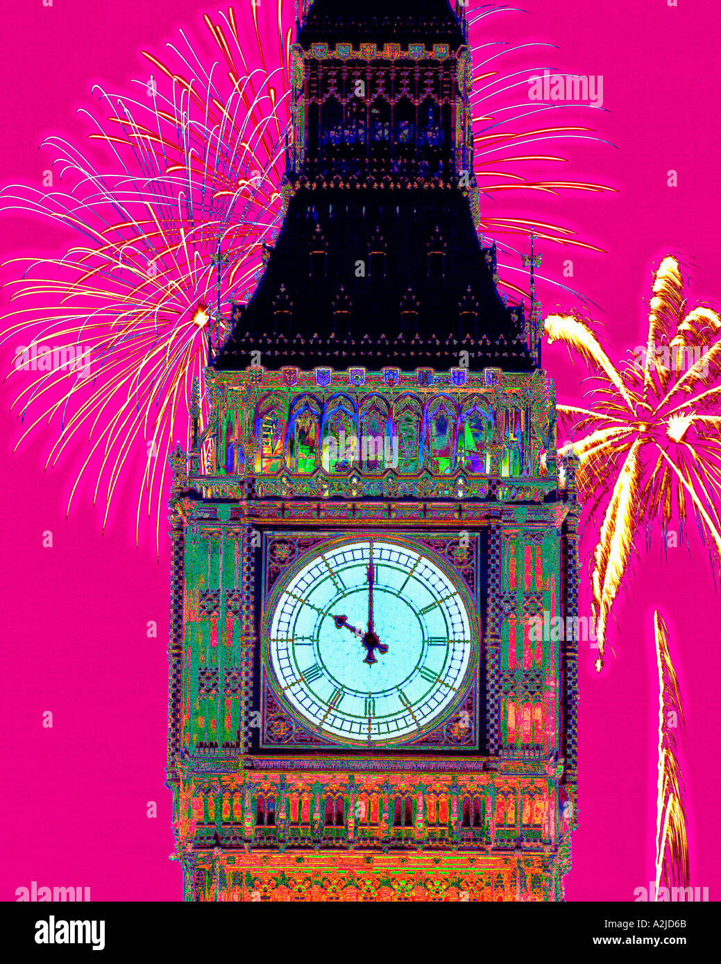 Big ben fireworks hi-res stock photography and images - Alamy