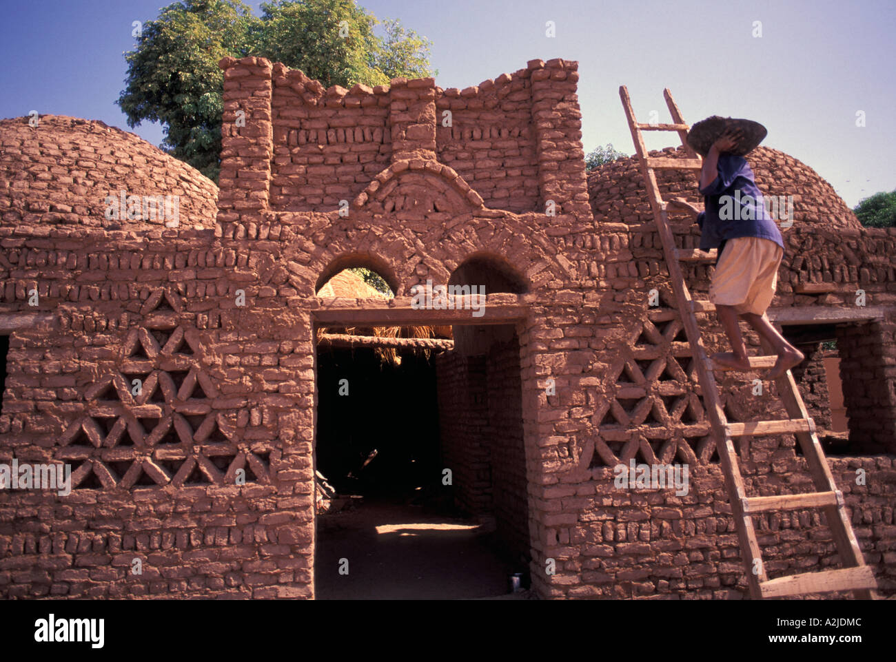 AF, Egypt, Aswan, Building a village house Stock Photo - Alamy