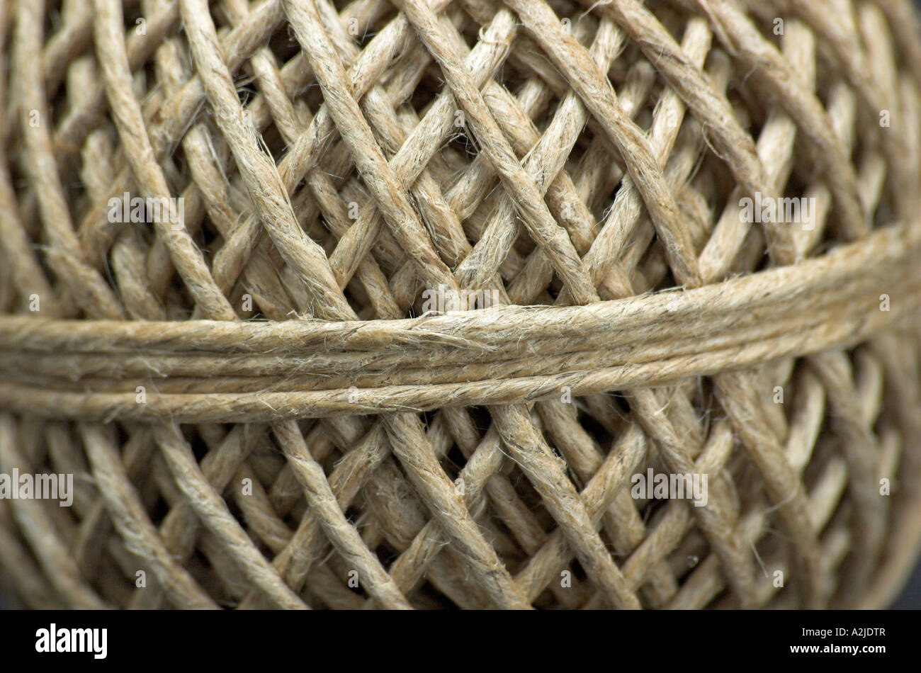 Ball of string full frame Stock Photo - Alamy