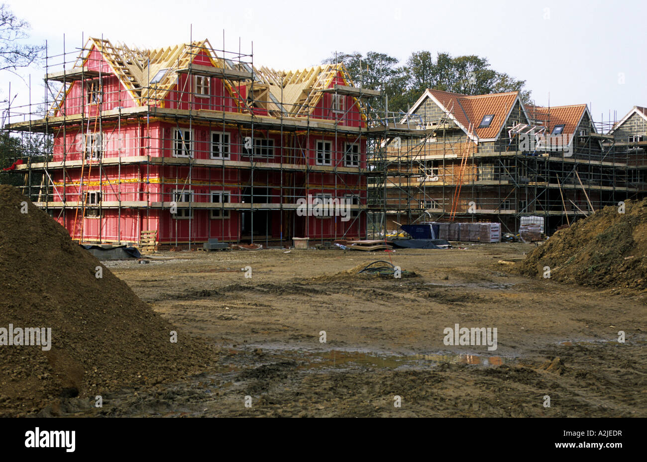 Houses under construction using Modern Methods of Construction (MMC ...