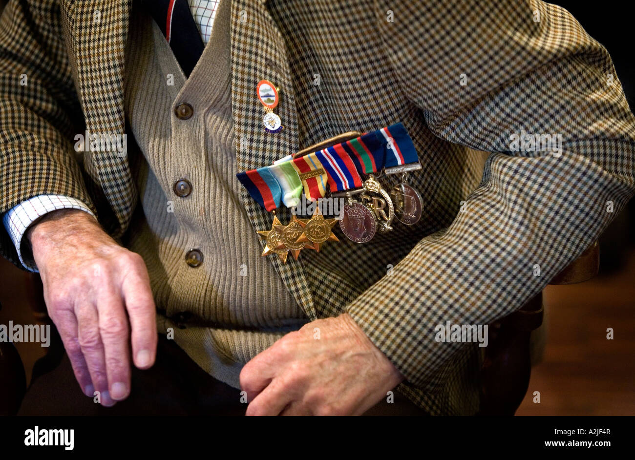 Soldier with medals hi-res stock photography and images - Alamy