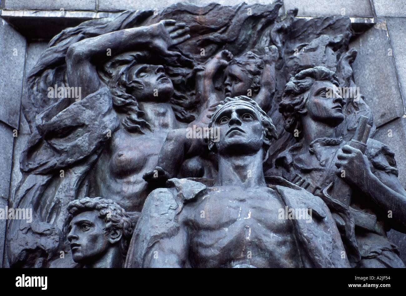 Poland Warsaw Heroes of the Ghetto Memorial Stock Photo - Alamy