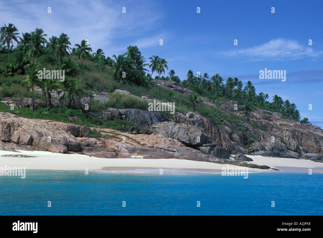 Africa, Seychelles, Fregate Island, Anse Victorin Stock Photo - Alamy