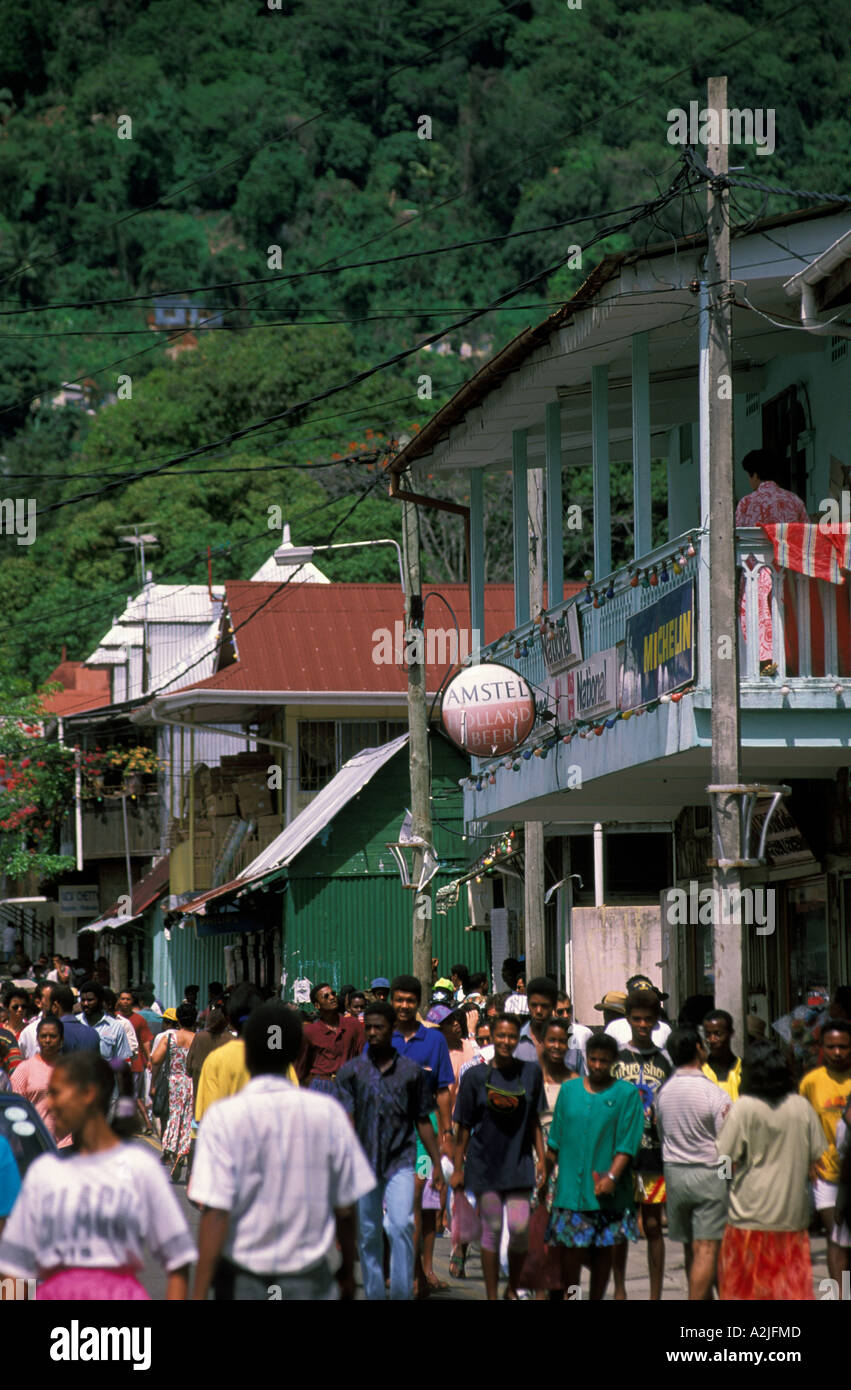 Victoria seychelles street scene hi-res stock photography and images ...