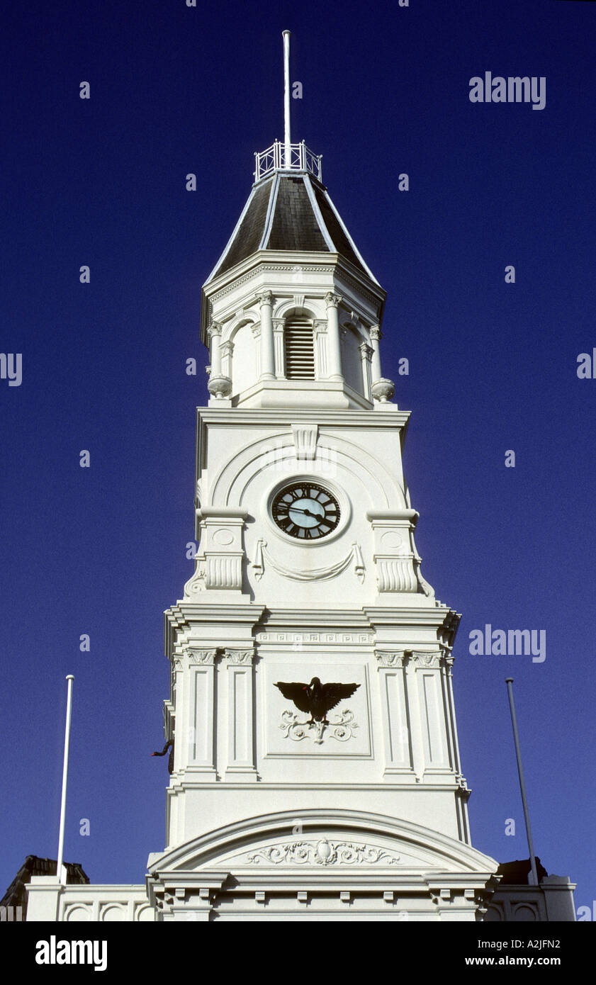 Town Hall clock tower Fremantle Western Australia Stock Photo - Alamy