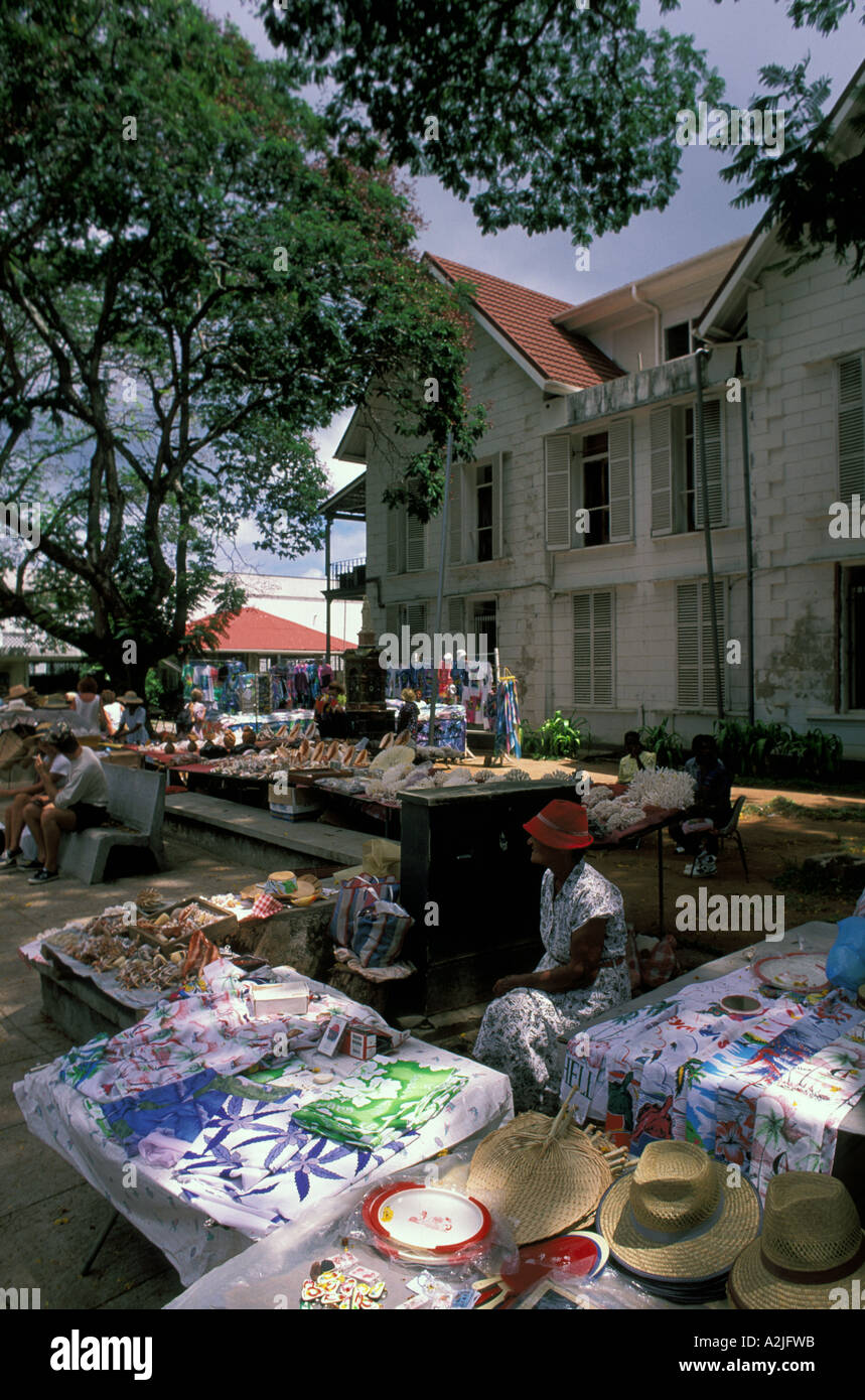 Seychelles mahé island craft village hi-res stock photography and ...