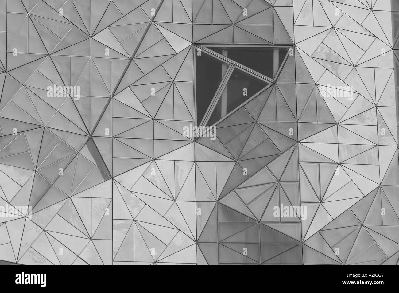 Wall of triangles Stock Photo - Alamy