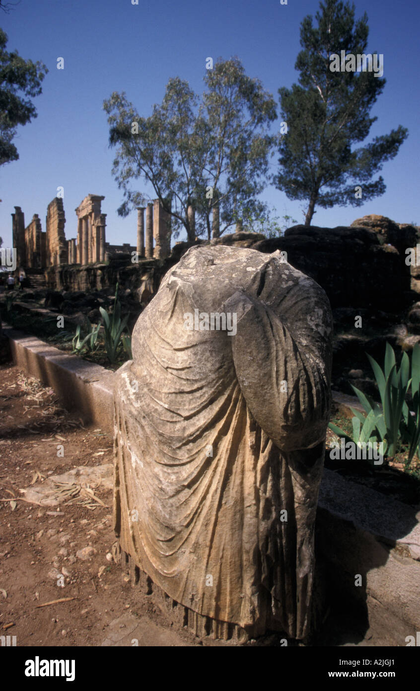 Africa, Libya, Cyrene, Roman ruins Stock Photo - Alamy