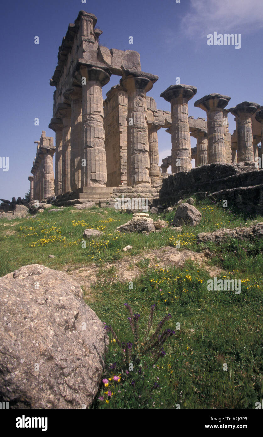 Africa, Libya, Cyrene, Zeus temple Stock Photo - Alamy