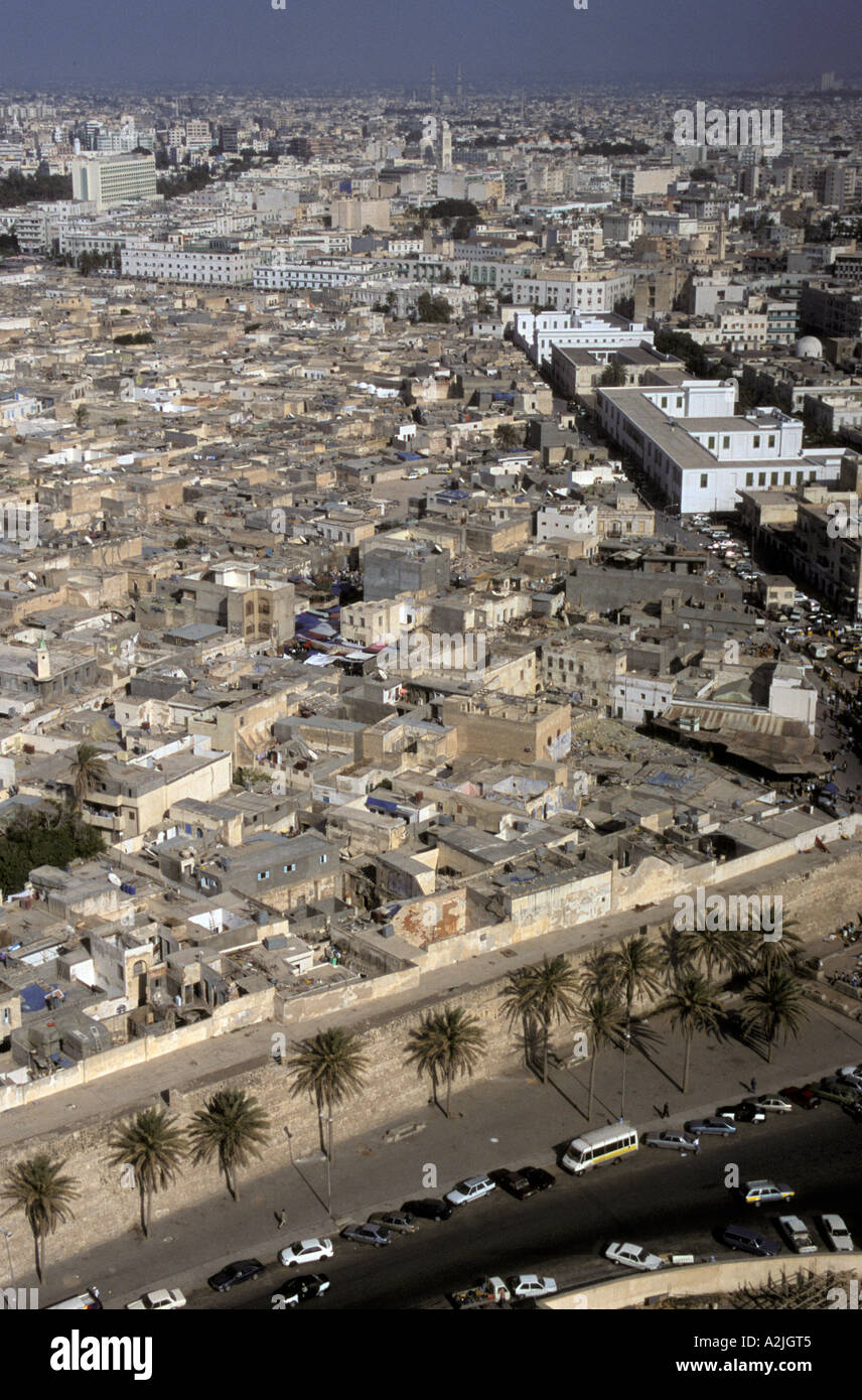 Africa, Libya, Tripoli. Aerial view Stock Photo - Alamy