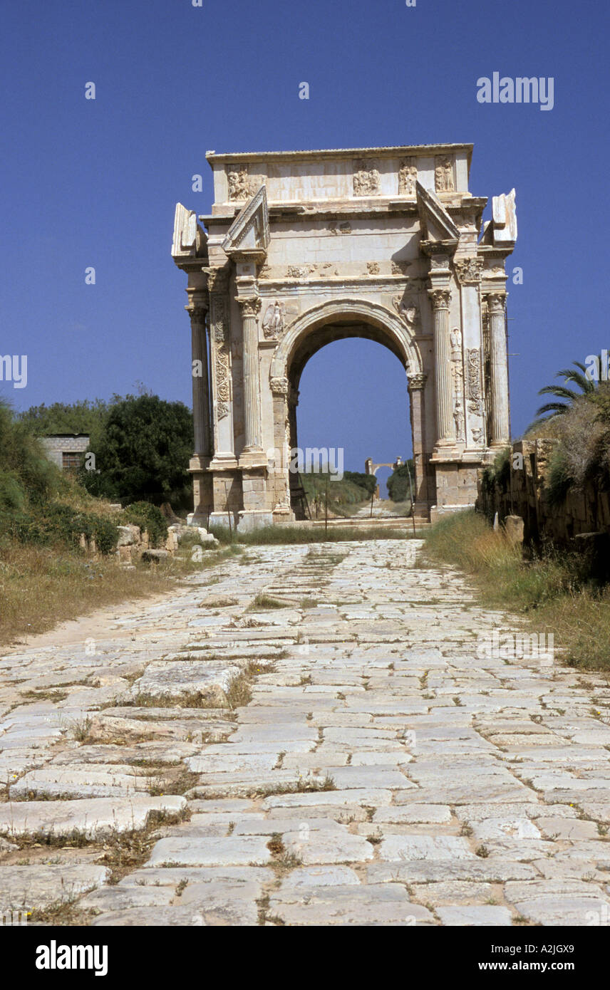 Septimius severus arch leptis magna hi-res stock photography and images ...