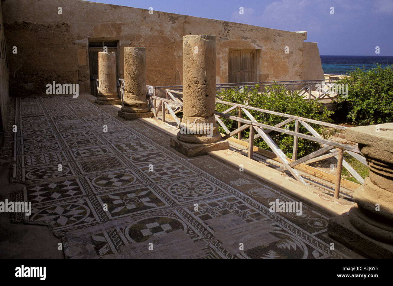 Africa, Libya, Villa Silin Stock Photo - Alamy