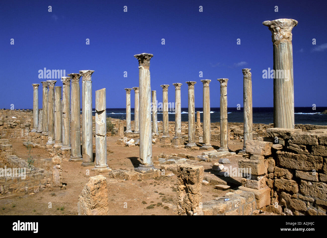 Africa, Libya, Apollonia Stock Photo - Alamy