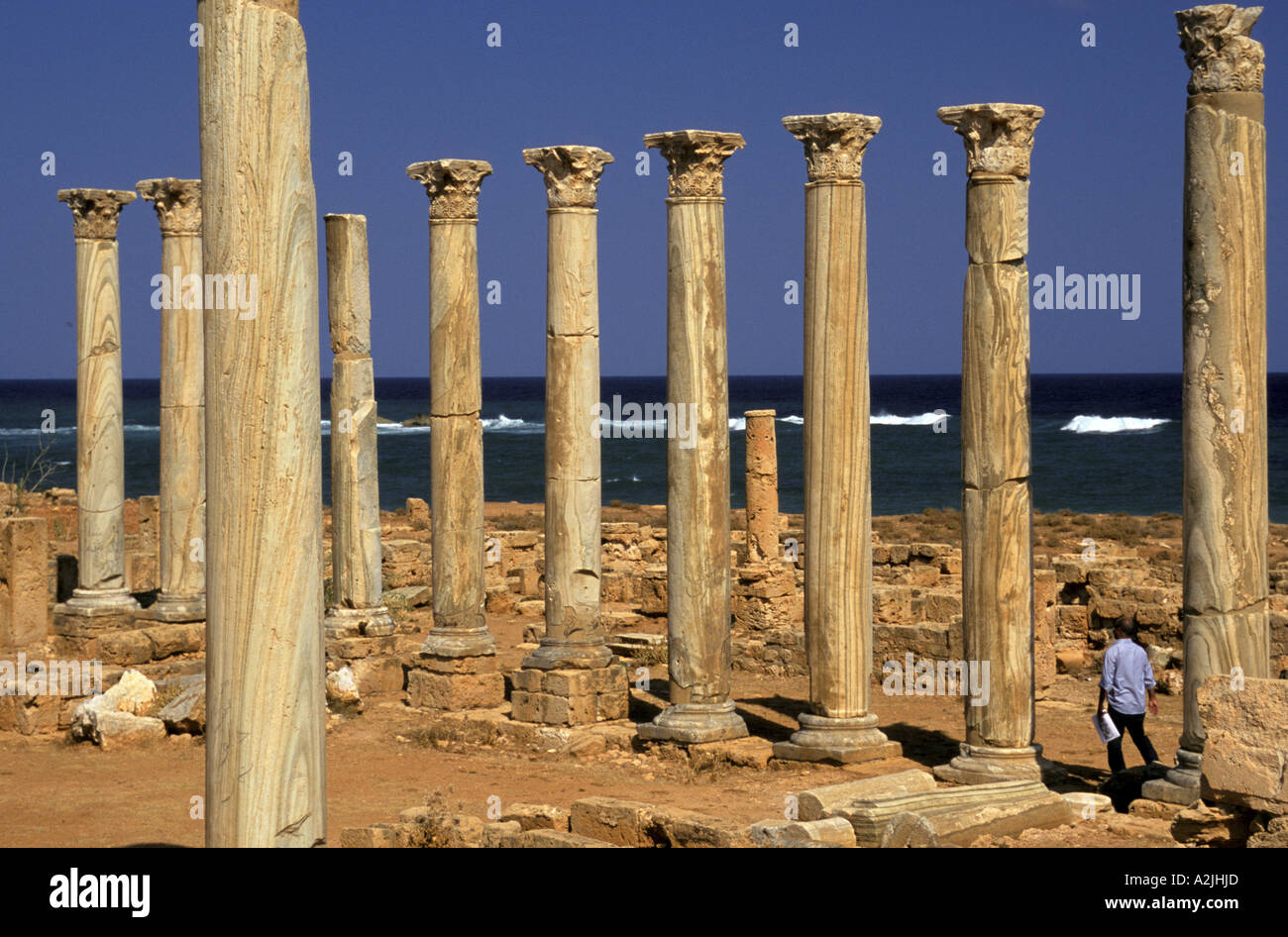 Apollonia libya ruins hi-res stock photography and images - Alamy
