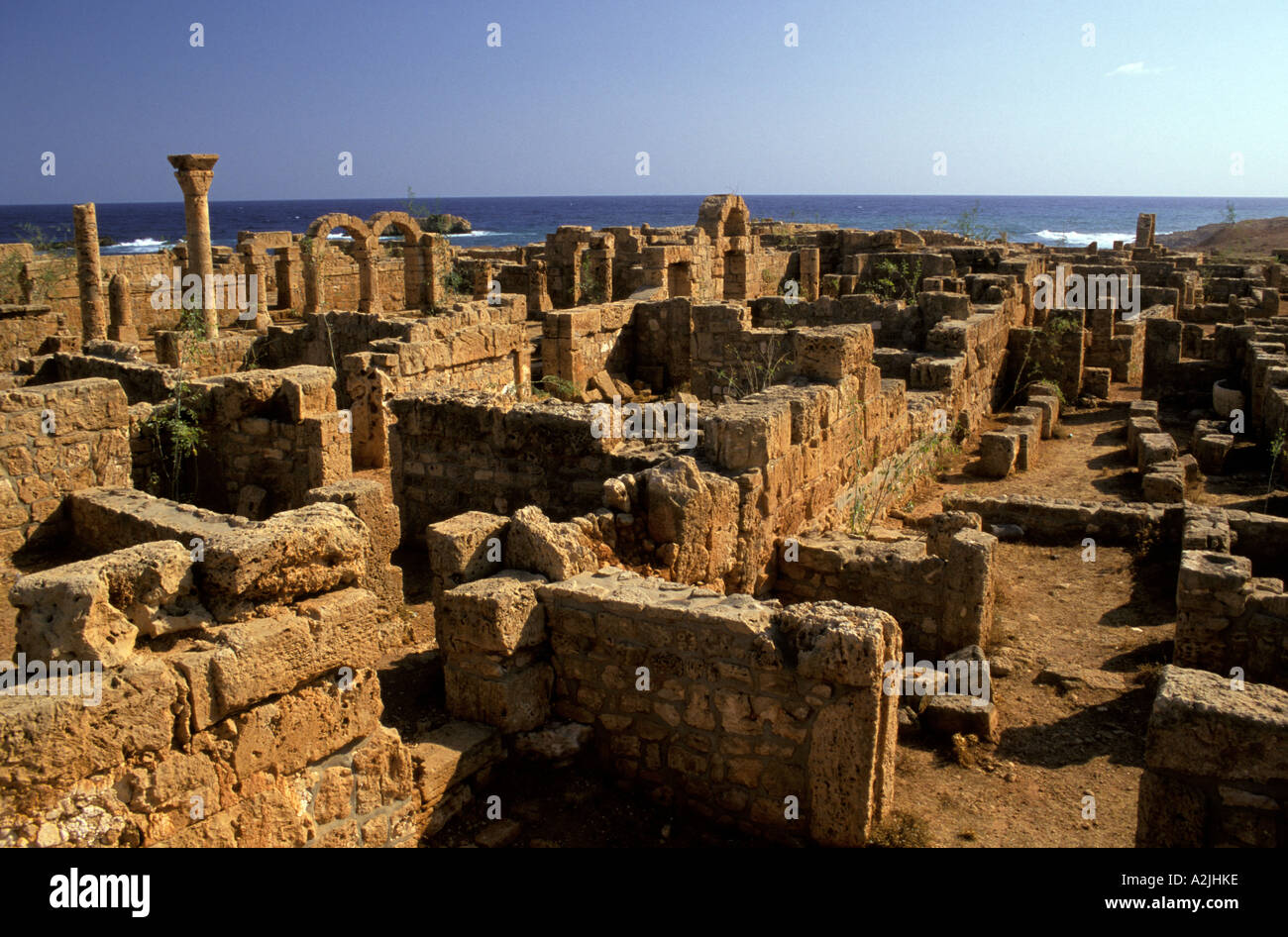 Africa, Libya, Apollonia Stock Photo - Alamy