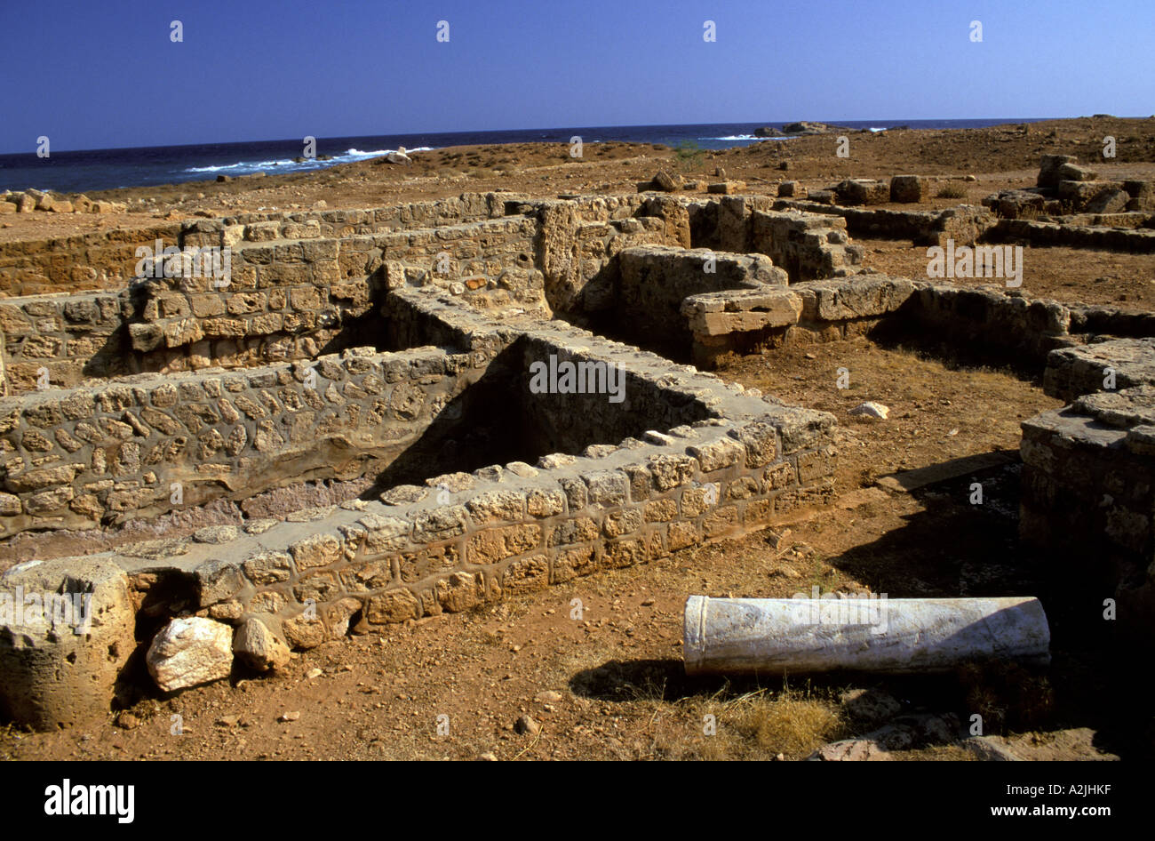 Africa, Libya, Apollonia Stock Photo - Alamy