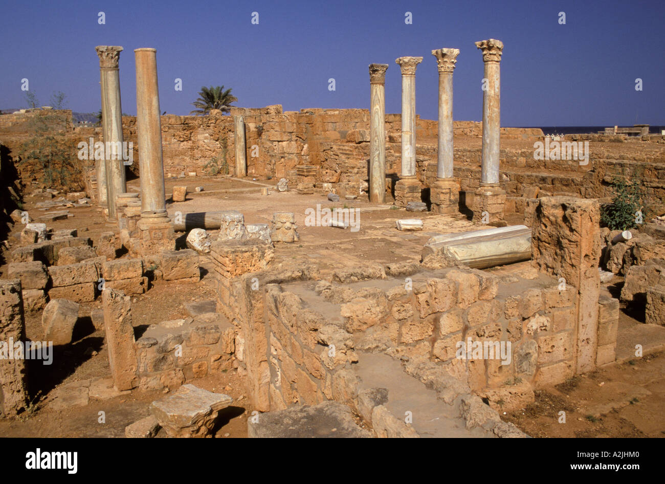 Apollonia libya ruins hi-res stock photography and images - Alamy