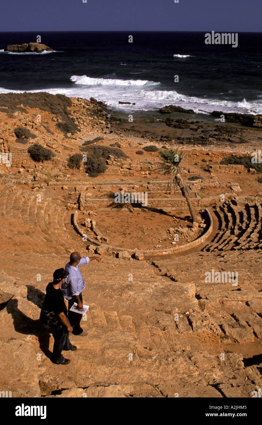 Africa, Libya, Apollonia, Theater Stock Photo - Alamy