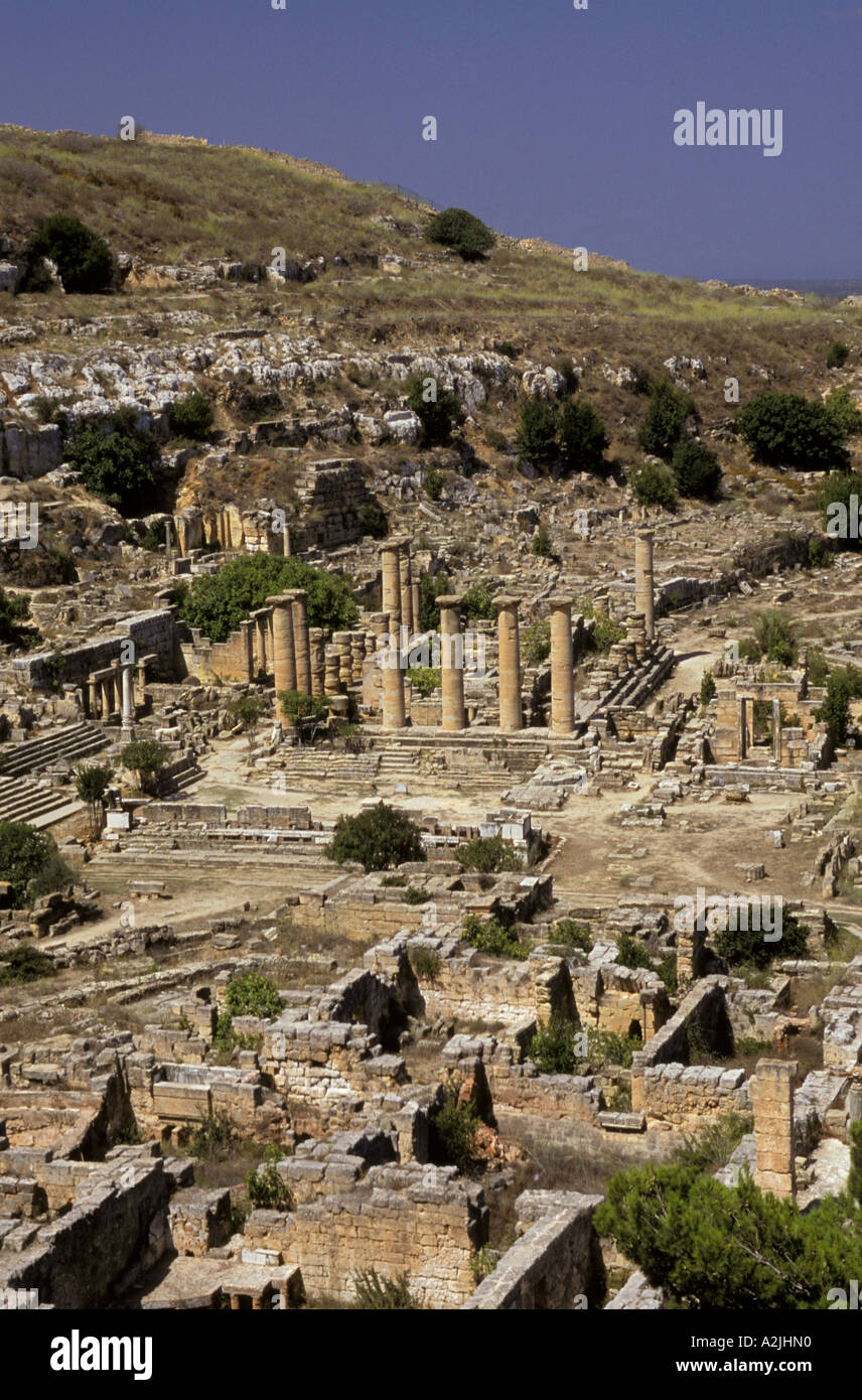 Africa, Libya, Cyrene, Sanctuary of Apollo Stock Photo - Alamy