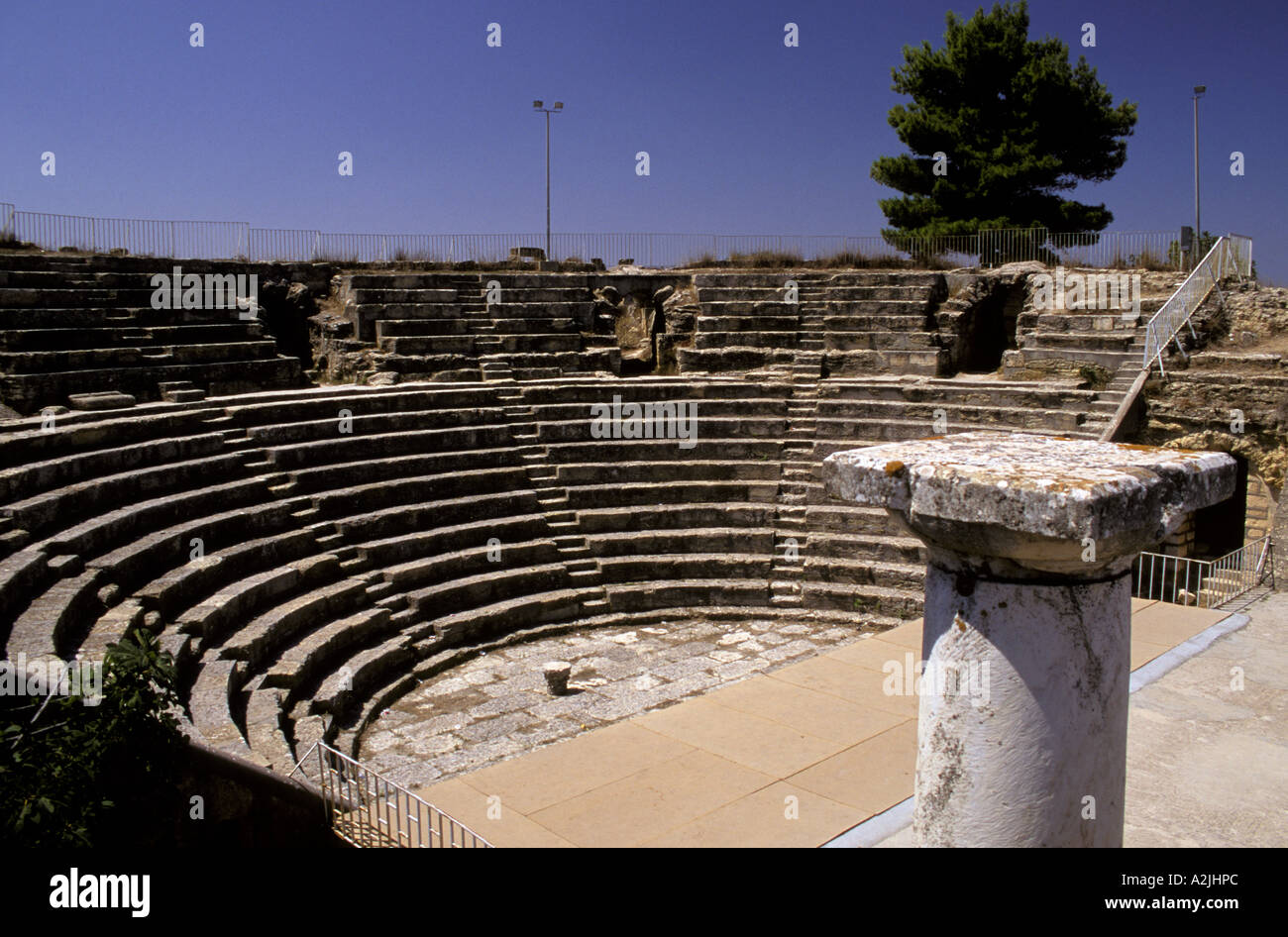 Africa, Libya, Cyrene, Roman Theater Stock Photo - Alamy
