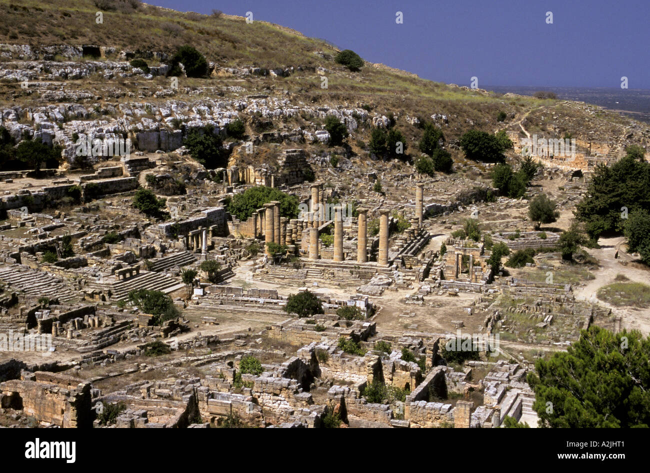 Africa, Libya, Cyrene, Sanctuary of Apollo Stock Photo - Alamy