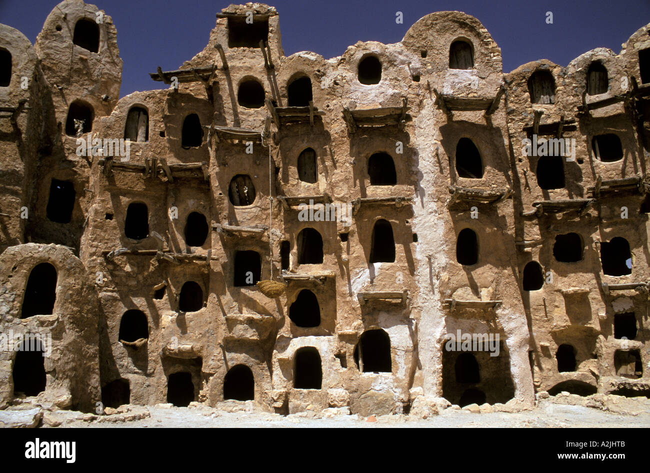 Africa, Libya, Kabow, Granary Stock Photo - Alamy