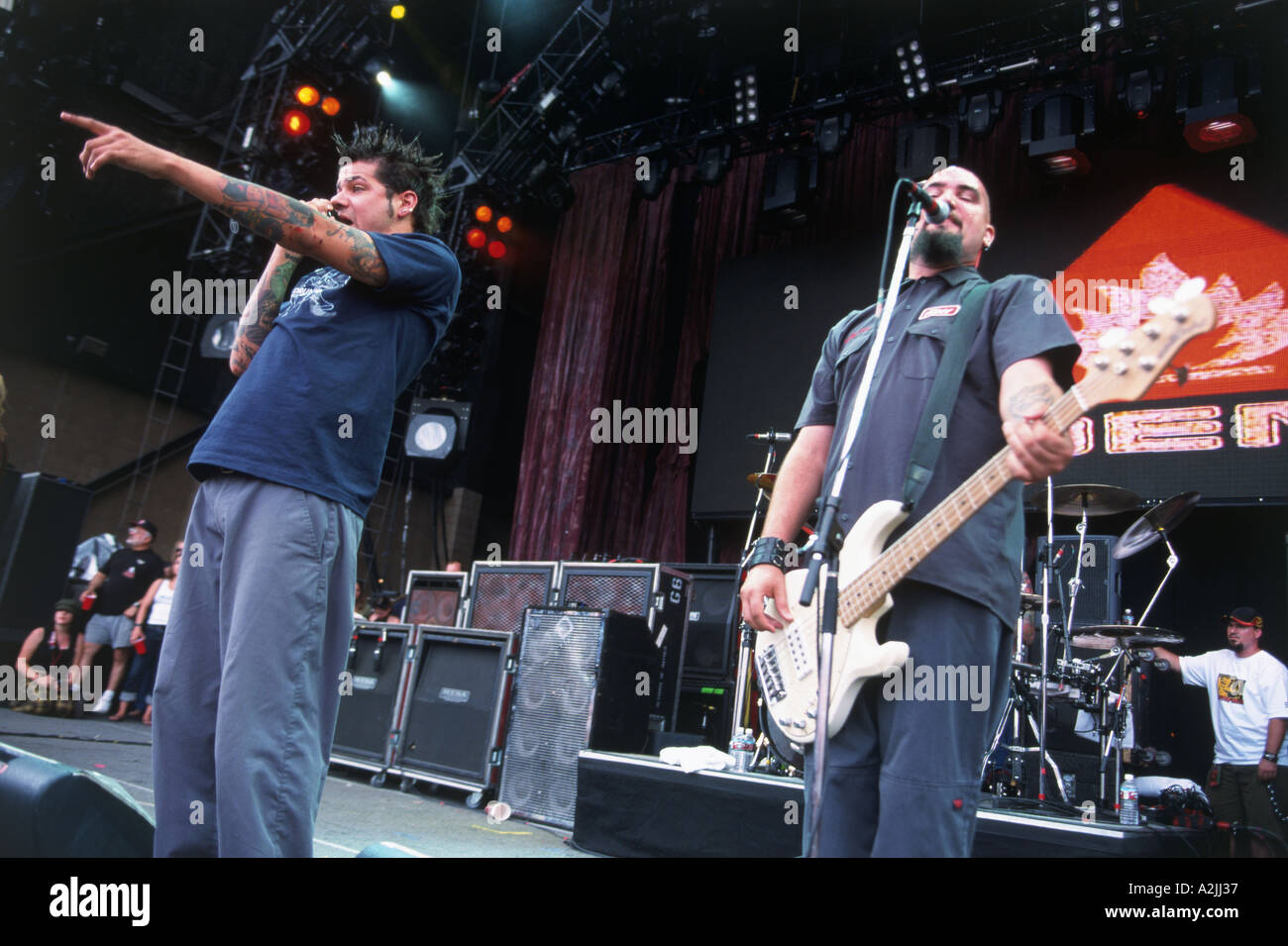 ADEMA US band in August 2002 Stock Photo - Alamy