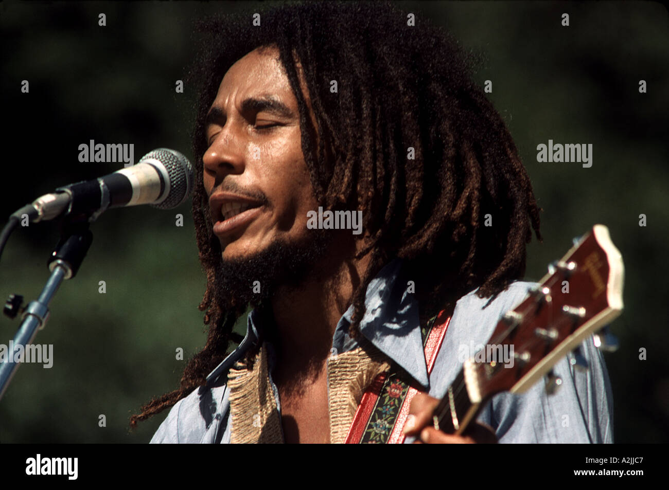 Jimi Hendrix And Bob Marley Playing Soccer
