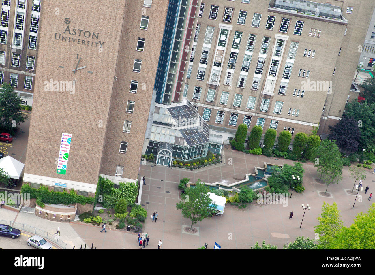 Exterior of Aston University Birmingham UK Stock Photo - Alamy