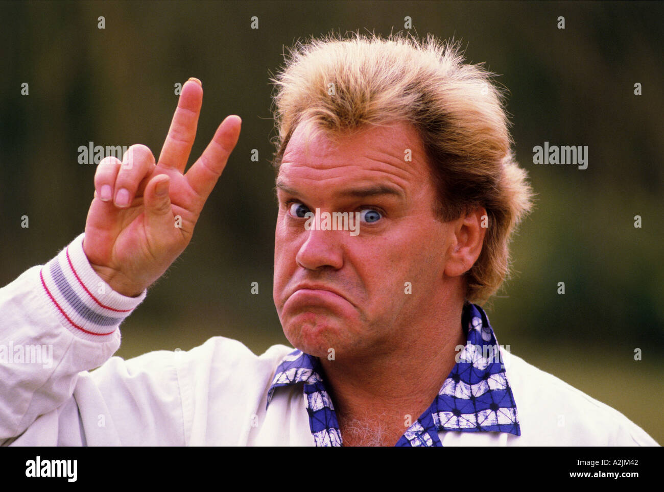 FREDDIE STARR English comedian about 1988 Stock Photo - Alamy