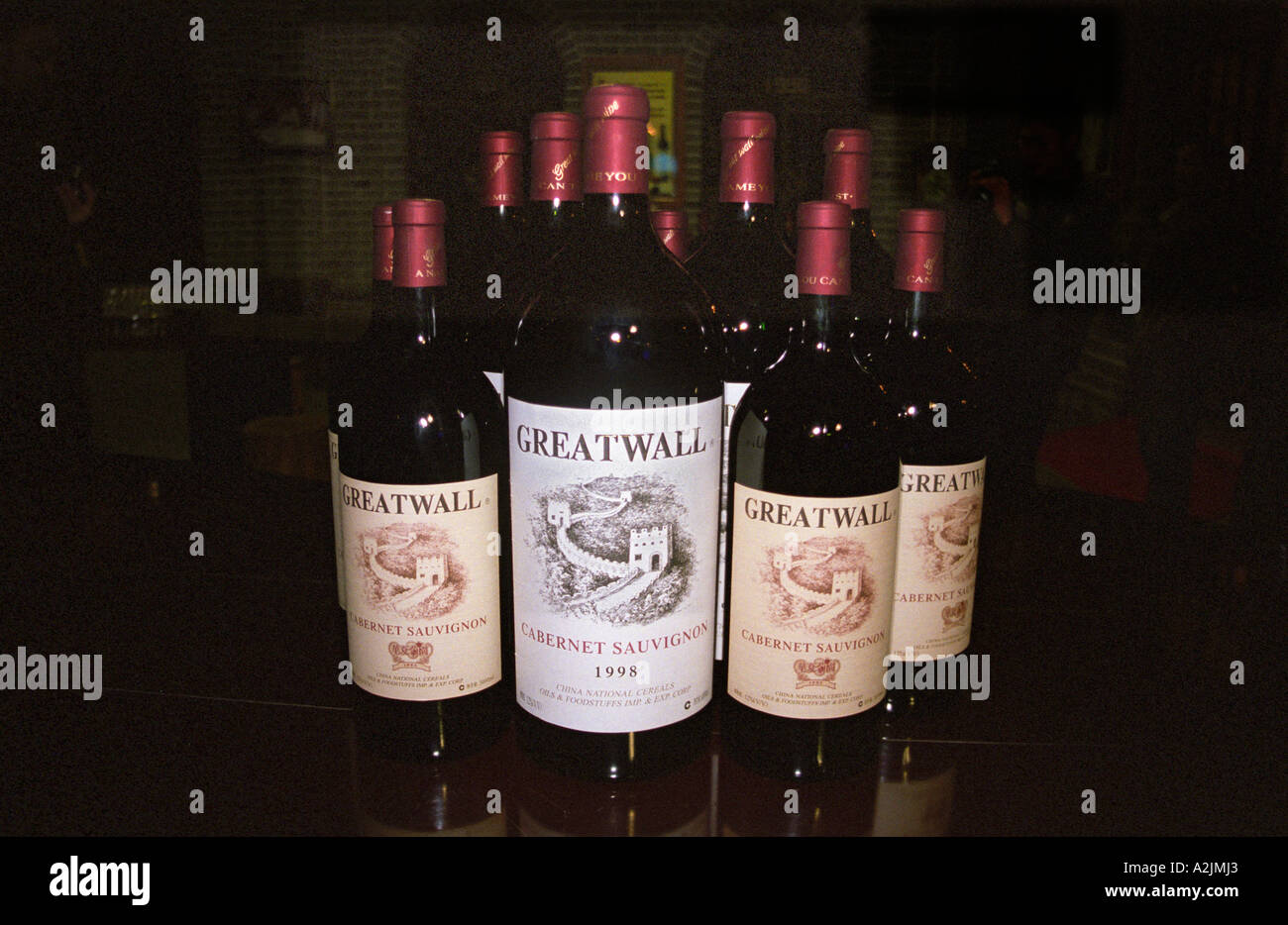 Several bottles of Great Wall Winery Cabernet Sauvignon 1998 and other ...