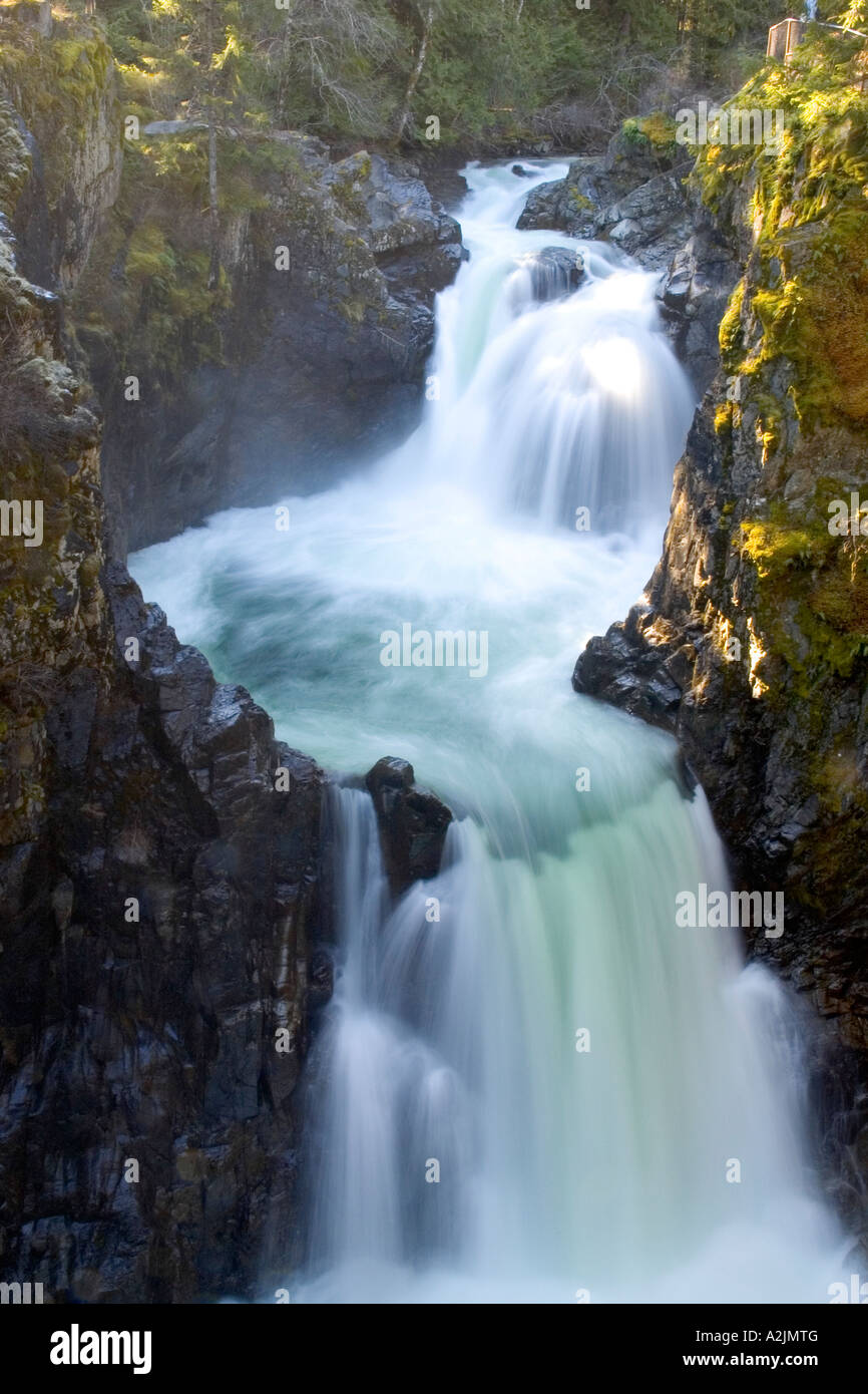 Little Qualicum Falls Stock Photo - Alamy