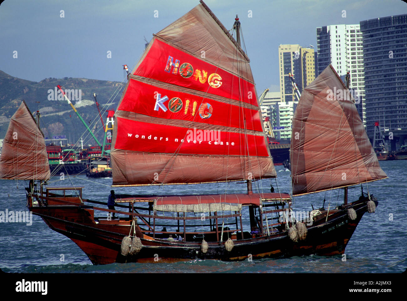 Only six authentic Chinese junks remain in Hong Kong waters, including ...