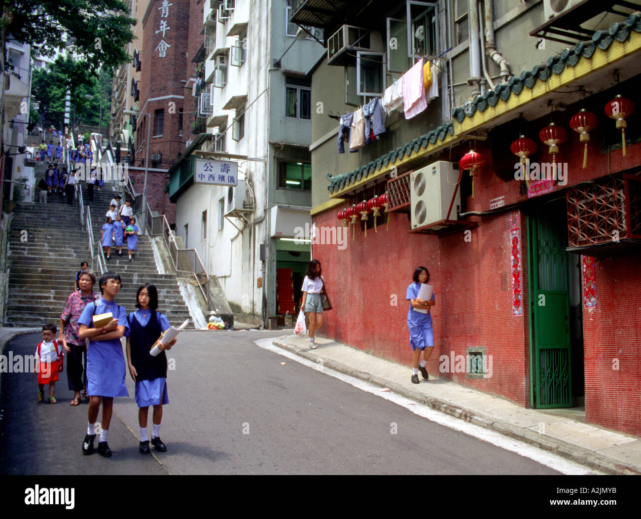 Ladder street hong kong hi-res stock photography and images - Alamy