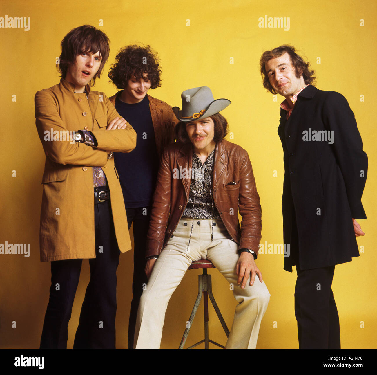 THE NICE UK group in July 1968 from l Keith Emerson David O List Lee ...