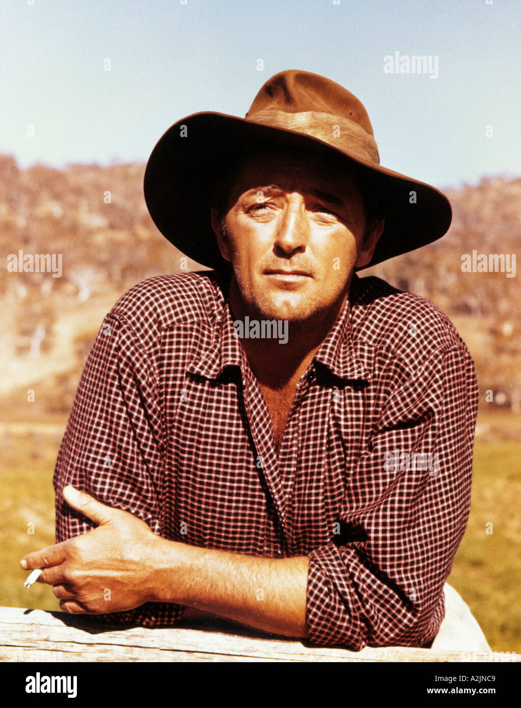 ROBERT MITCHUM US actor 1919 1997 Stock Photo - Alamy