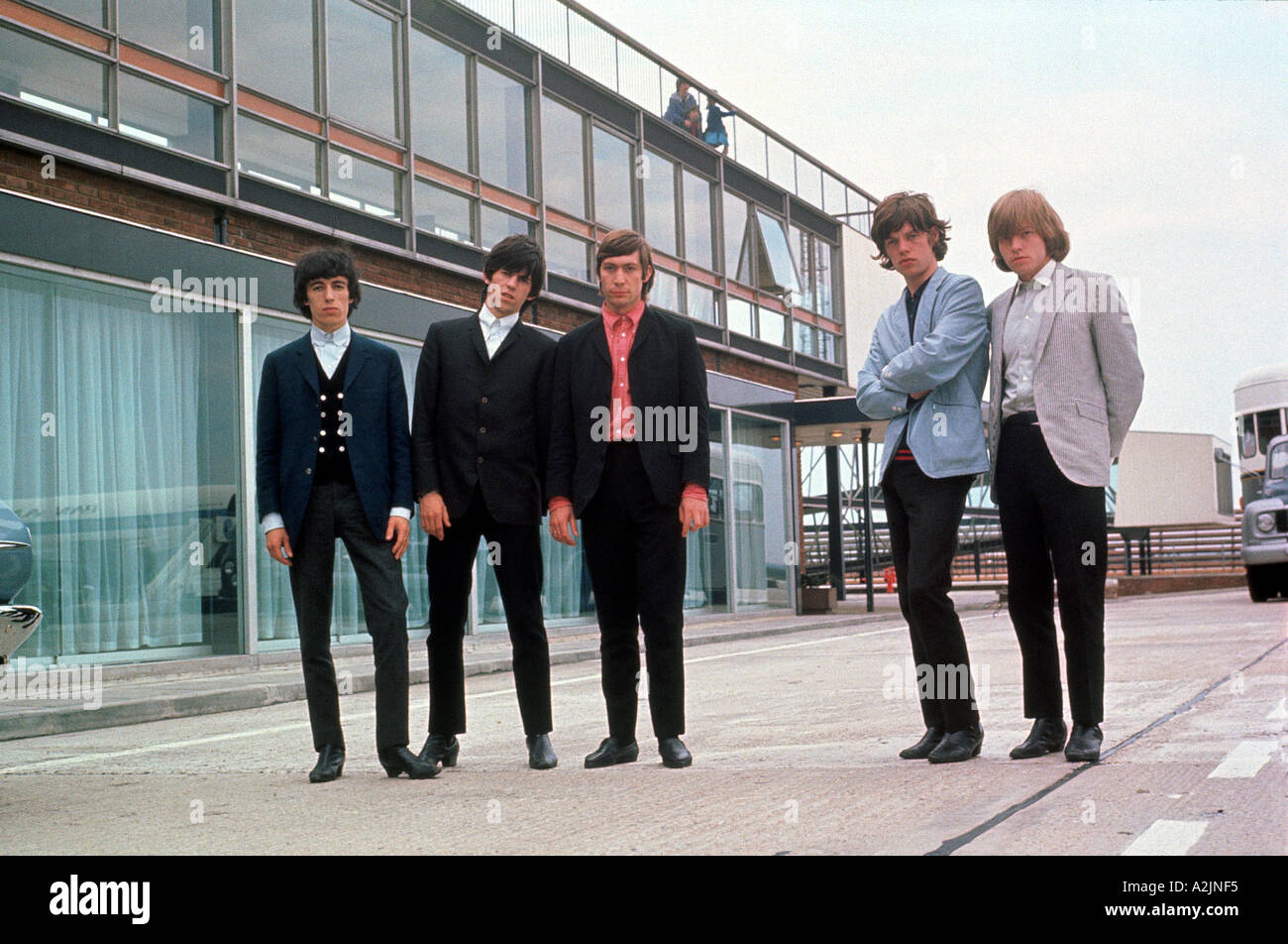 ROLLING STONES UK rock band ABOUT 1967 Stock Photo - Alamy