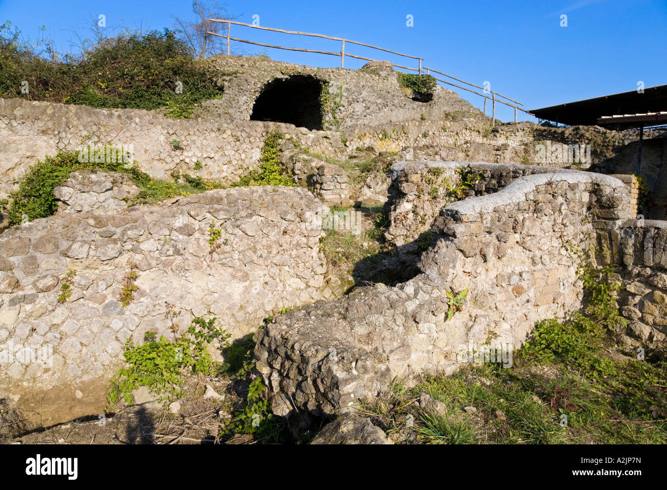 Archaeological site of the ancient etruscan city of Veii Stock Photo ...