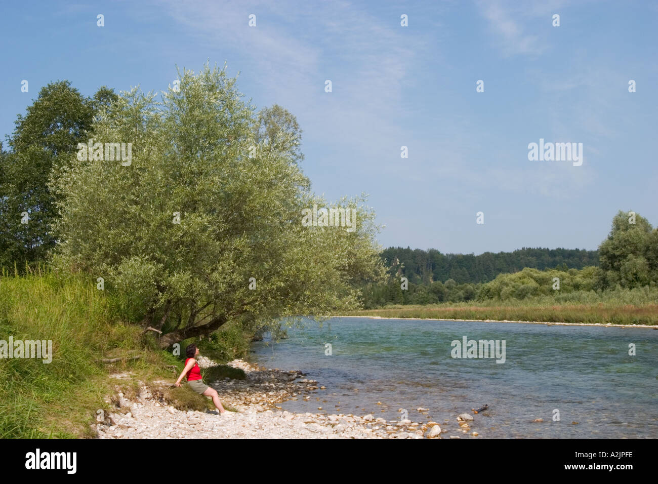 MR river Isar near Bad Tölz Upper Bavaria Stock Photo - Alamy
