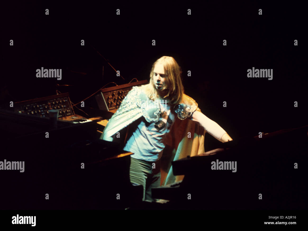 YES UK band with Rick Wakeman Stock Photo - Alamy